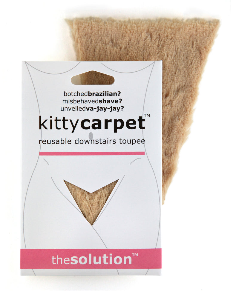 Kitty Carpet: reusable female merkin, downstairs toupee, pubic wig ...