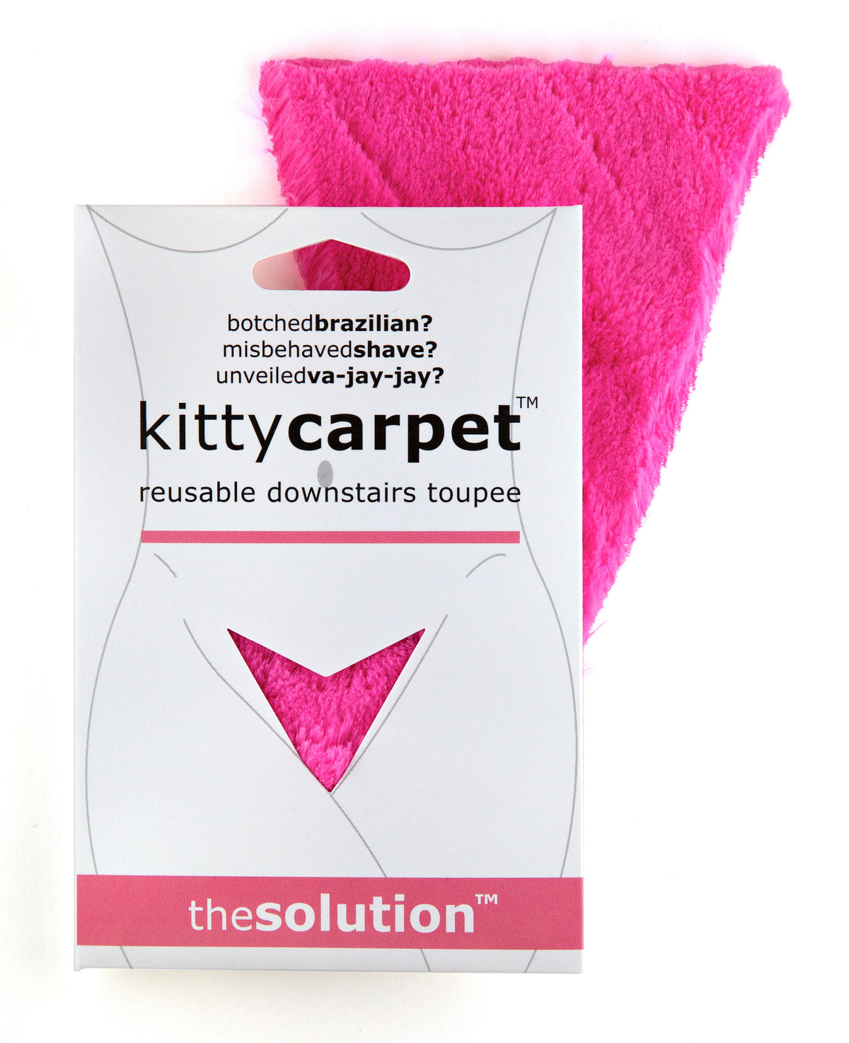 Kitty Carpet: reusable female merkin, downstairs toupee, pubic wig ...